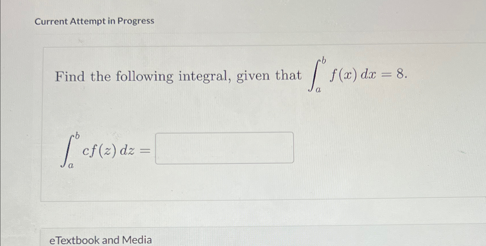Solved Current Attempt in ProgressFind the following | Chegg.com