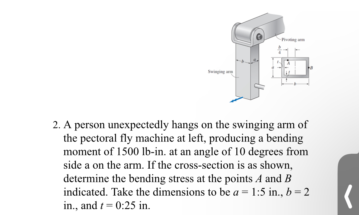 Solved A person unexpectedly hangs on the swinging arm of | Chegg.com