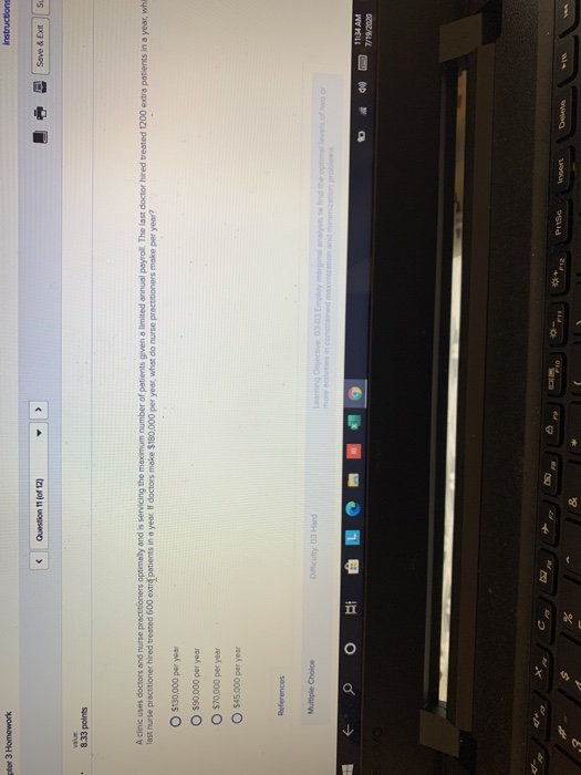 Solved pter 3 Homework Instructions Question 11 of 12) Save | Chegg.com Solved pter 3 Homework Instructions Question 11 of 12) Save | Chegg.com