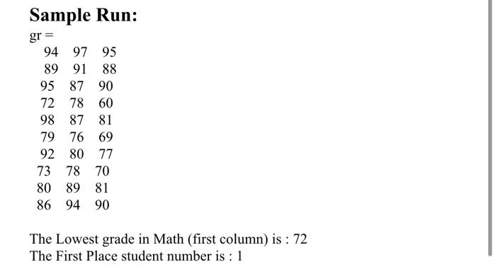 Solved - Create a driver script file named Lab07.m - Create | Chegg.com
