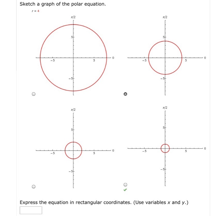 Solved Convert the equation to polar form. (Use variables r | Chegg.com