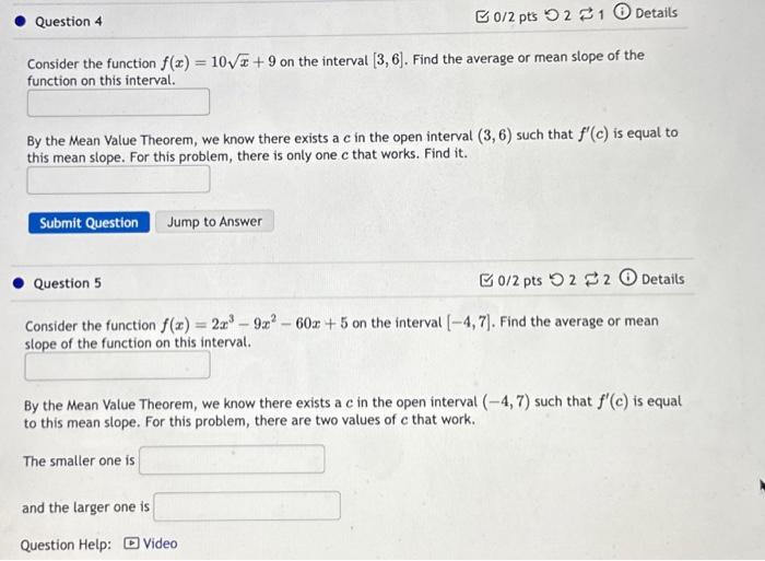 Solved Consider the function f(x)=10x+9 on the interval | Chegg.com
