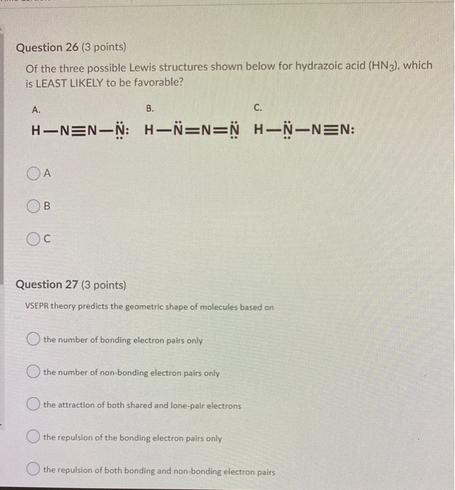 Solved Question 19 (3 points) What hybridization is needed | Chegg.com