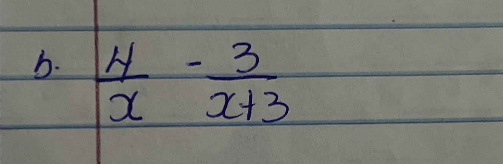 Solved b. 4x-3x+3 | Chegg.com