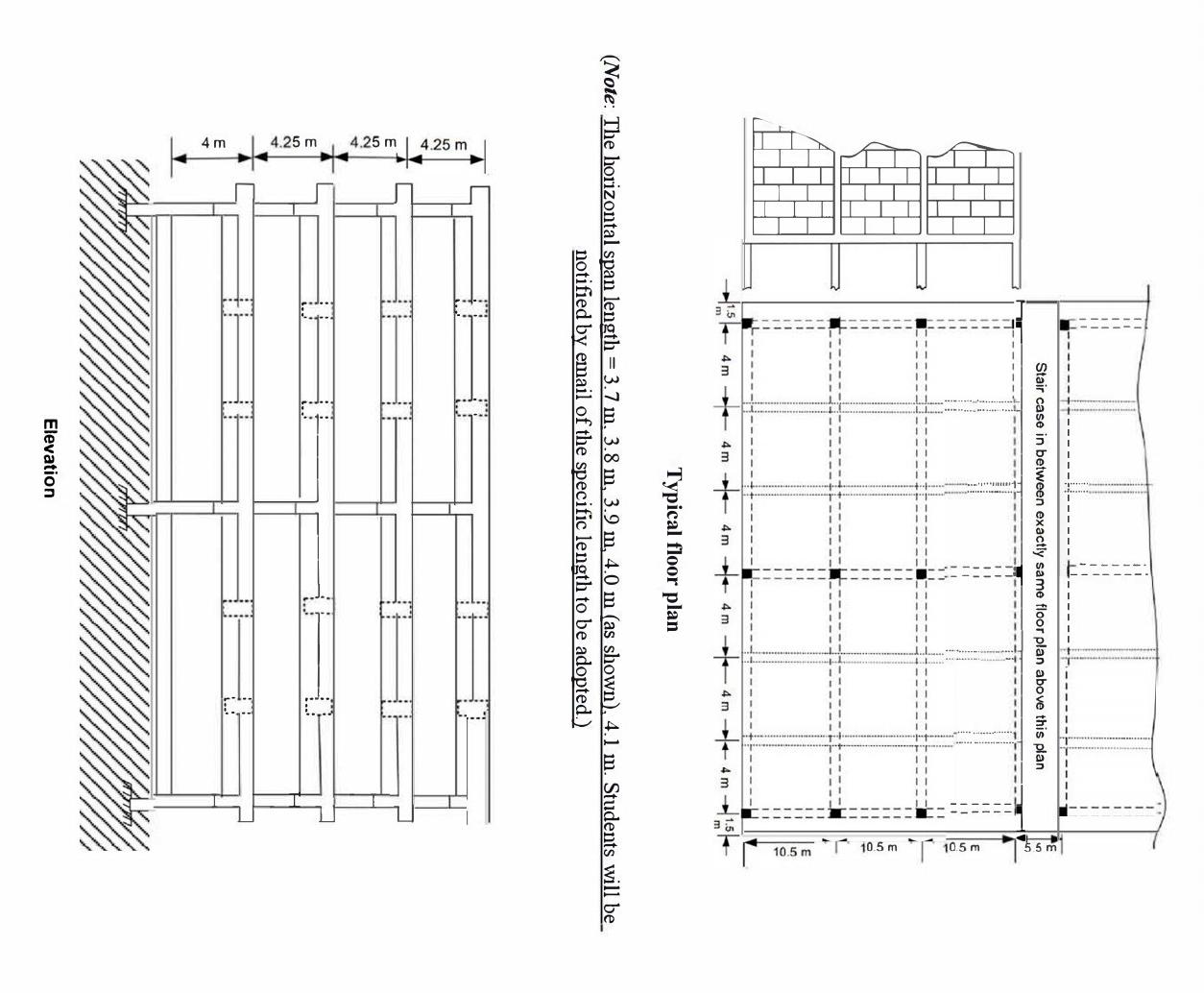 Solved Major Design Project Design of a Four-Storey Block | Chegg.com