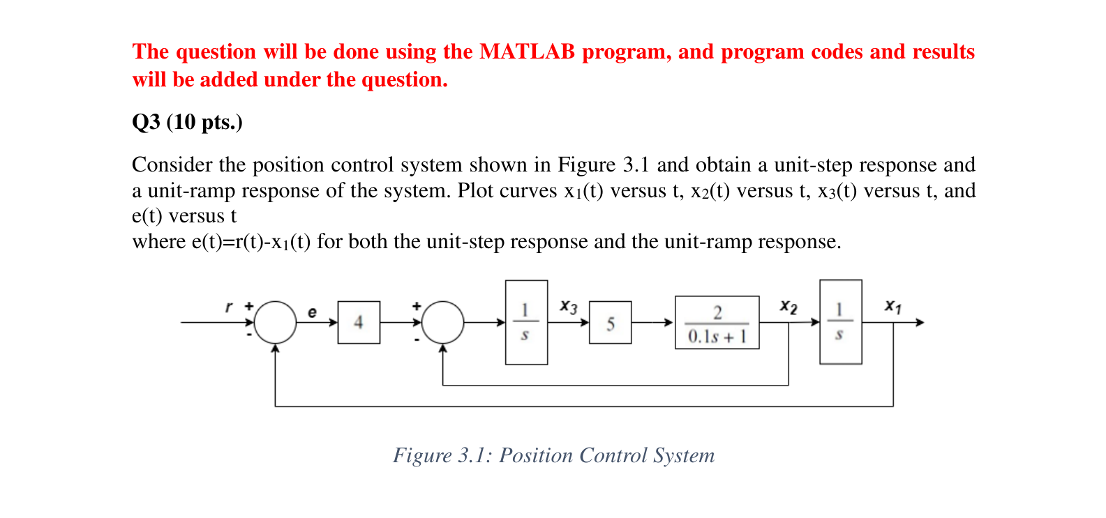 The question will be done using the MATLAB program, | Chegg.com