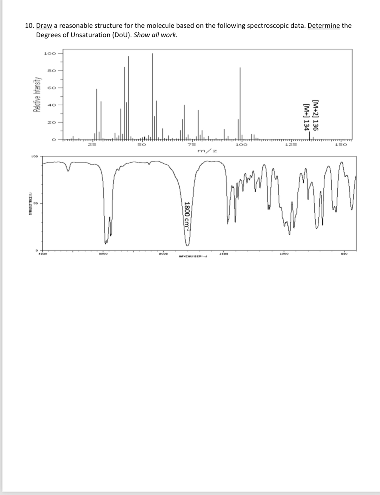 Solved Draw a reasonable structure for the molecule based on | Chegg.com