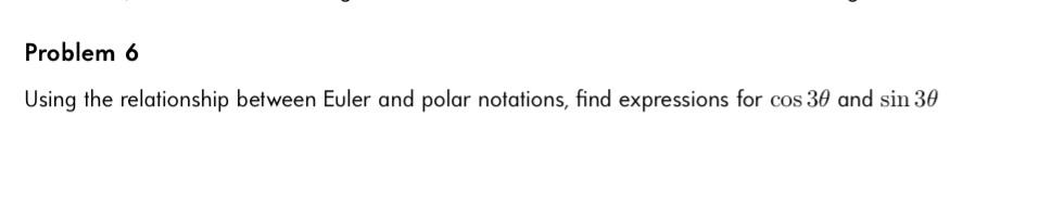 Solved Problem 6Using the relationship between Euler and | Chegg.com