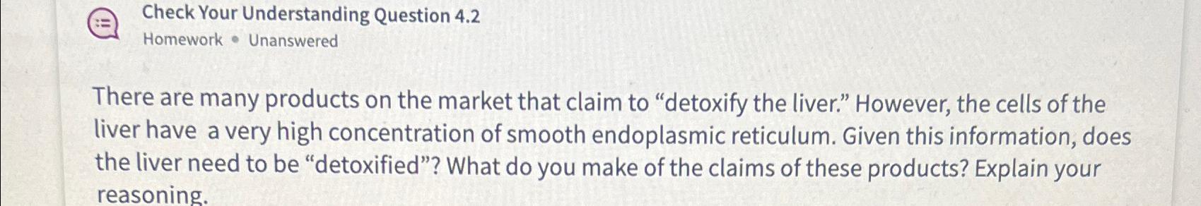 Solved Check Your Understanding Question 4.2Homework - | Chegg.com