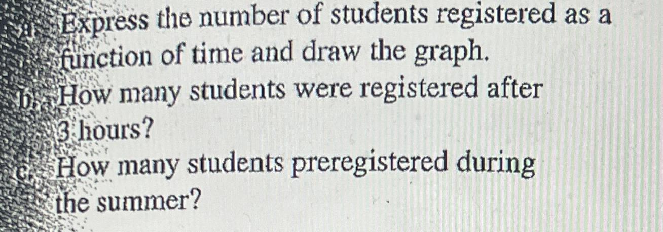 Solved COURSE REGISTRATION Students at a sta college may | Chegg.com
