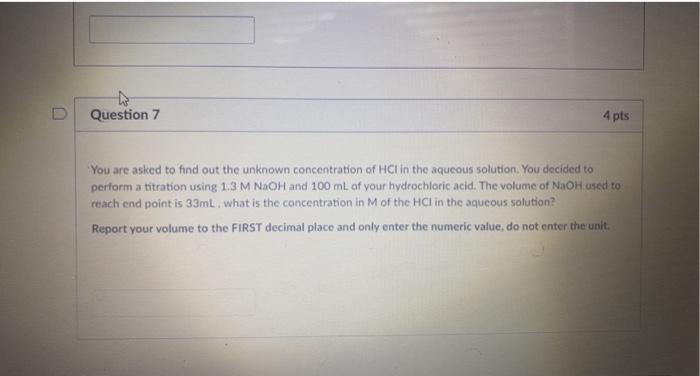 Solved ho Question 7 4 pts You are asked to find out the | Chegg.com