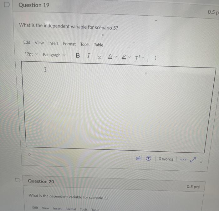 Solved Scenario 5. A researcher is interested in comparing | Chegg.com