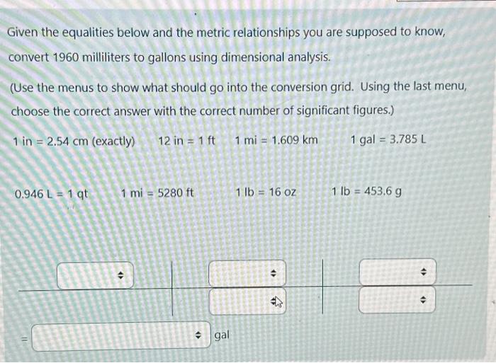 Solved Given the equalities below and the metric | Chegg.com