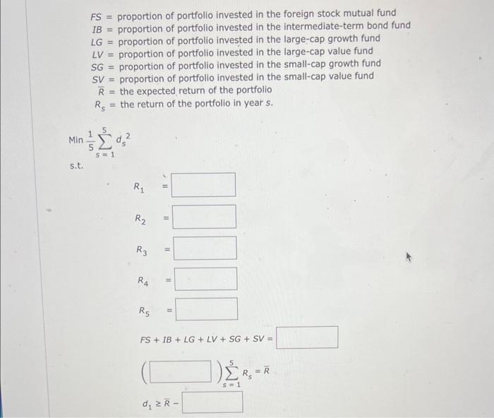 As discussed in Section 8:3, the Markowitz model uses | Chegg.com