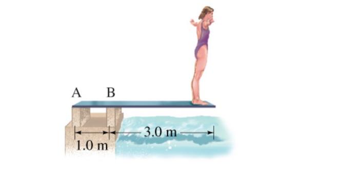Solved Calculate the forces that the supports A and B exert | Chegg.com