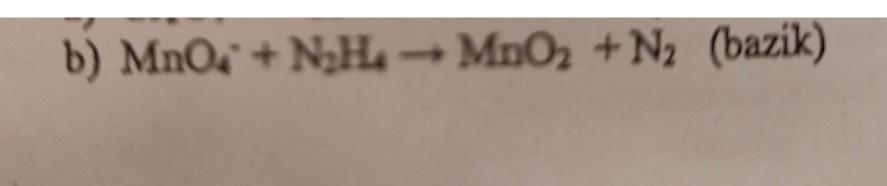 Solved Balance this equation:MnO4+N2H4→MnO2+N2 (Basic) | Chegg.com