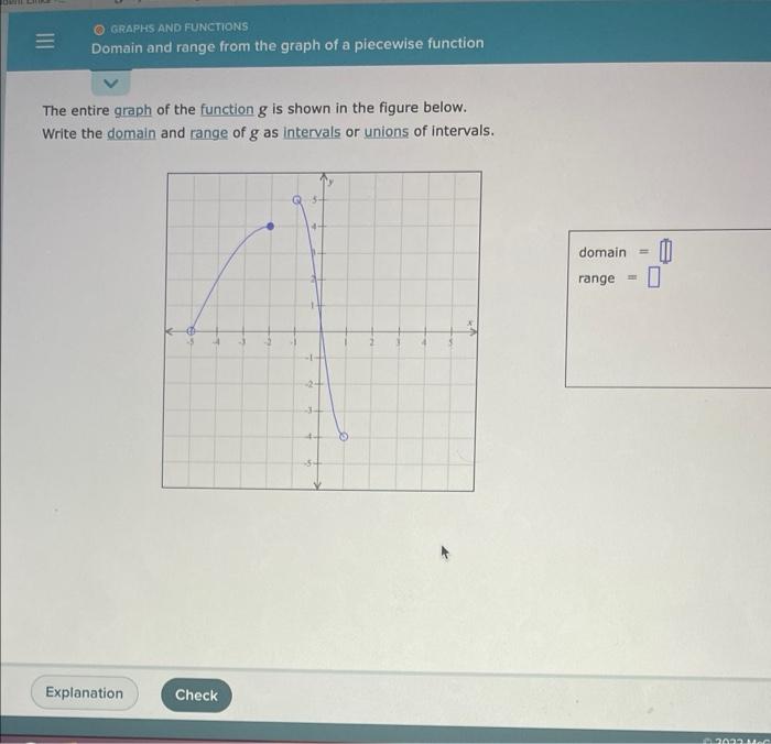 Solved The entire graph of the function g is shown in the | Chegg.com