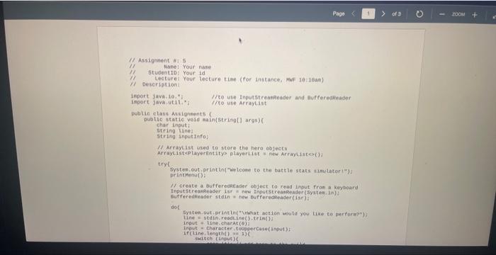Solved Assignment 5 UML diagramlo late assignments will be | Chegg.com