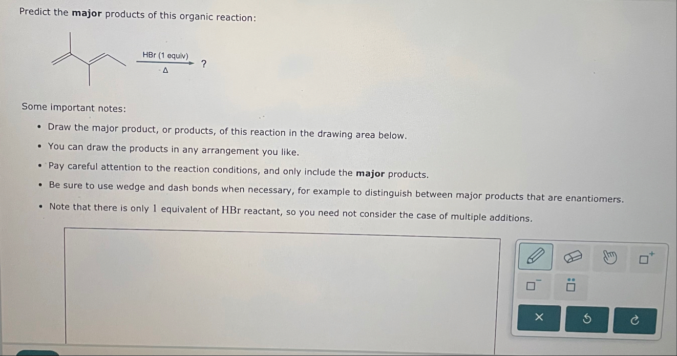 Solved Predict the major products of this organic | Chegg.com