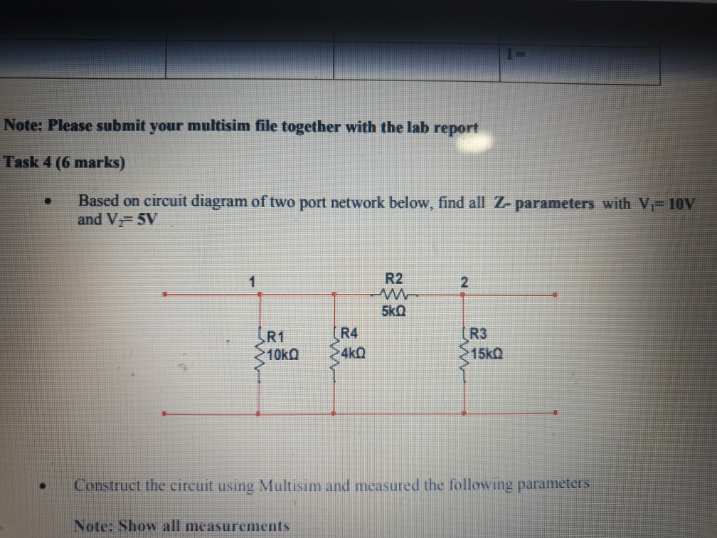 Solved Note: Please submit your multisim file together with | Chegg.com