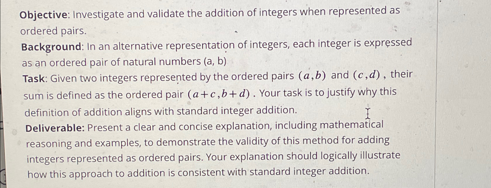 Solved Objective: Investigate and validate the addition of | Chegg.com