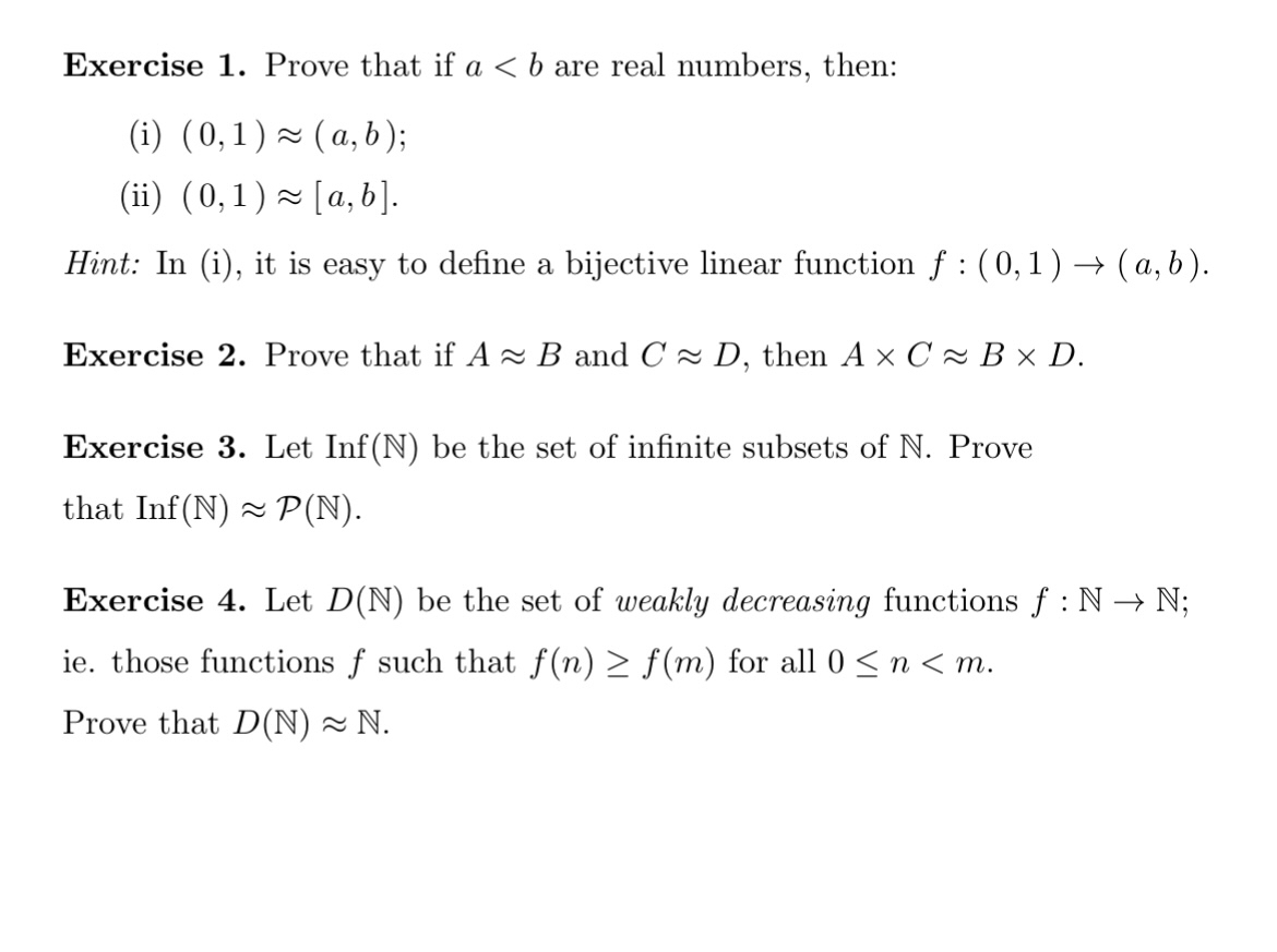 Solved Exercise 1. ﻿Prove that if | Chegg.com