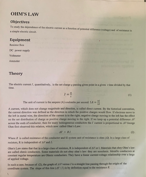 Solved summarize the ‏Objective, Theory, The procedure, and | Chegg.com