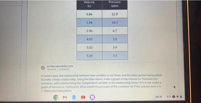 Solved In-Class Lab Activity 2.14 b In some cases, the | Chegg.com
