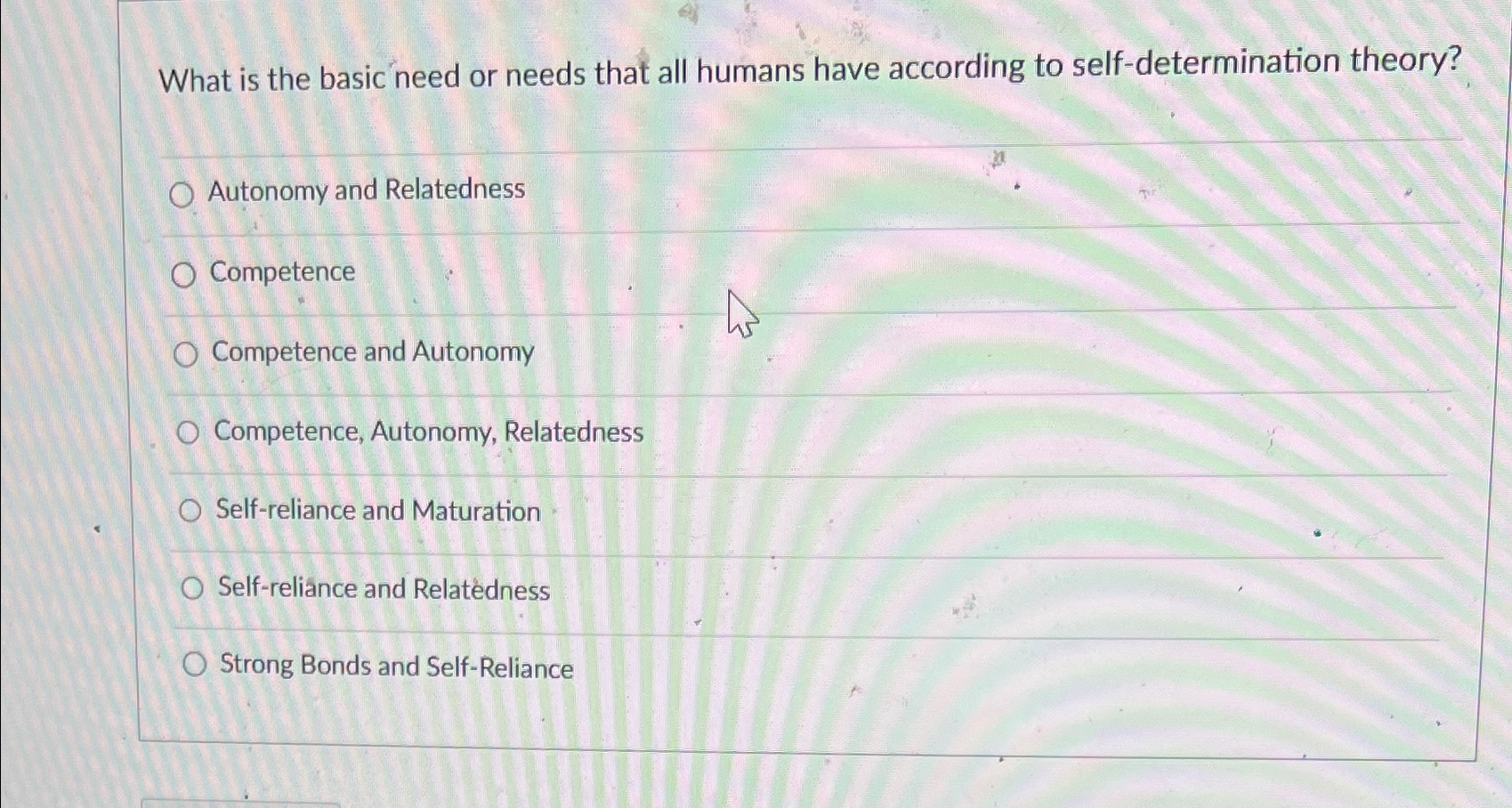 Solved What is the basic need or needs that all humans have | Chegg.com