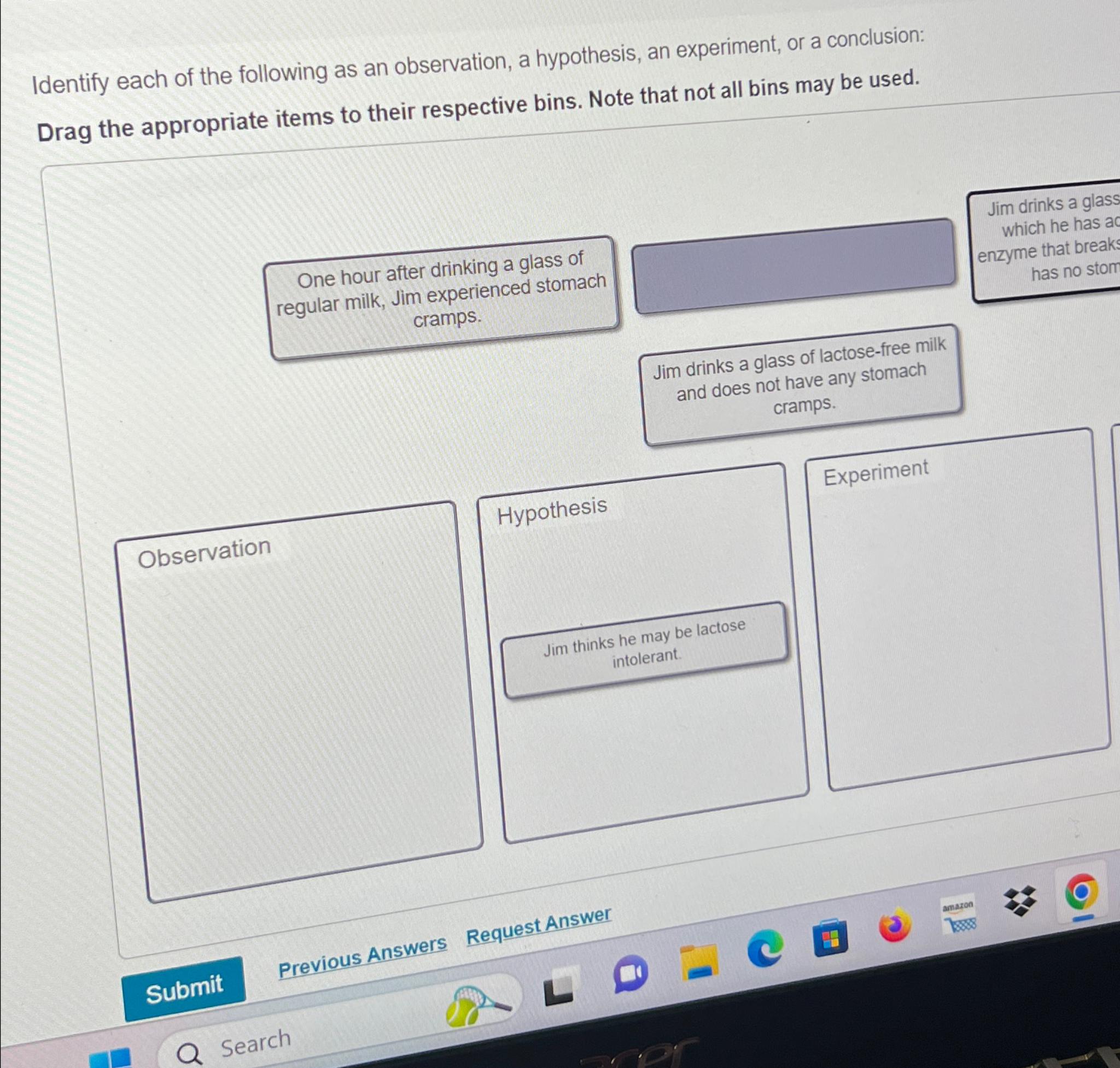Solved Identify each of the following as an observation, a | Chegg.com