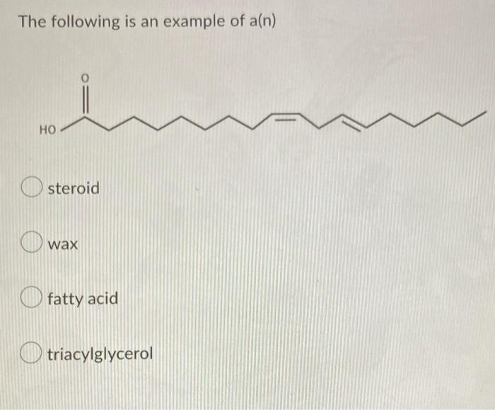 Solved What is the drawing below an example of: cellulose | Chegg.com