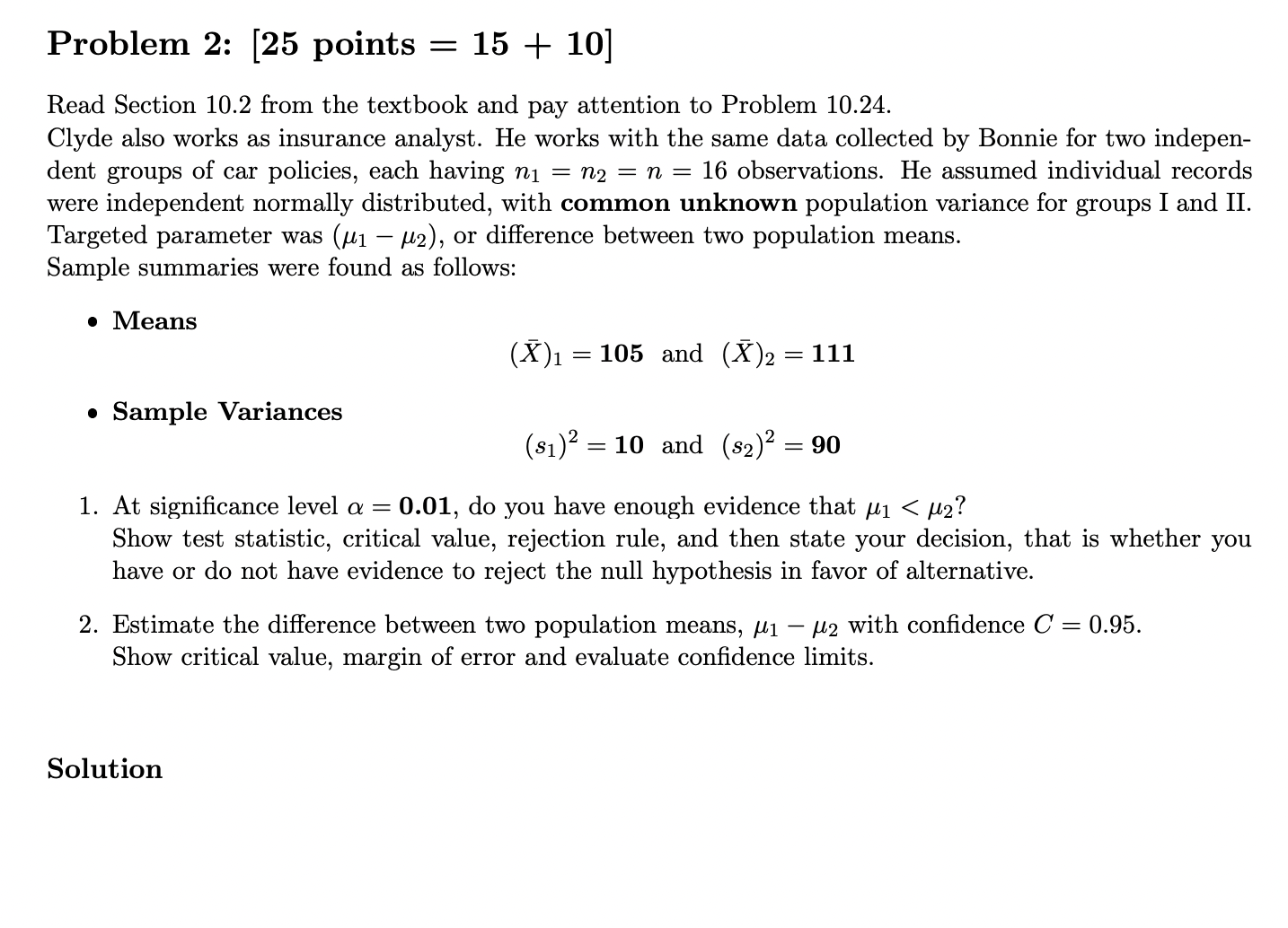Solved Problem 2 Points 1510read Section 102 ﻿from The 