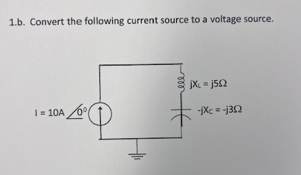 Solved Convert the following current source to a voltage | Chegg.com