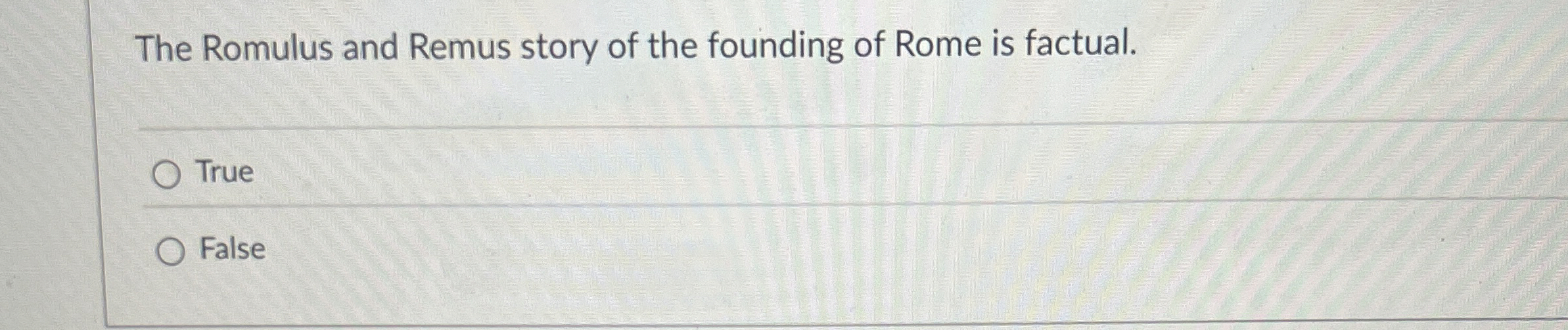 Solved The Romulus and Remus story of the founding of Rome | Chegg.com