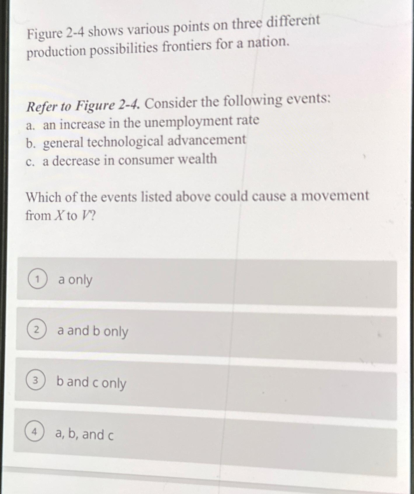 Solved Figure 2-4 ﻿shows various points on three different | Chegg.com