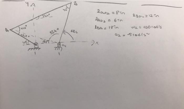 Solved Find Angular Velocities Angular Accelerations And