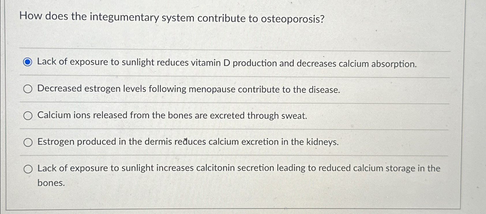 Solved How does the integumentary system contribute to | Chegg.com