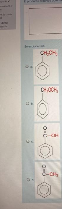 Solved 0 O 11 CH3(CH2)5CCI + CH3(CH2)5C-OH — Seleccione una: | Chegg.com