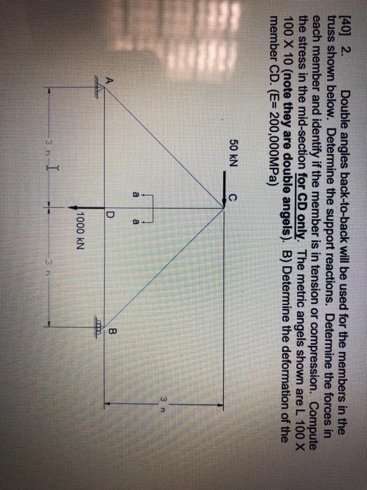 Solved [40] 2. Double angles back-to-back will be used for | Chegg.com