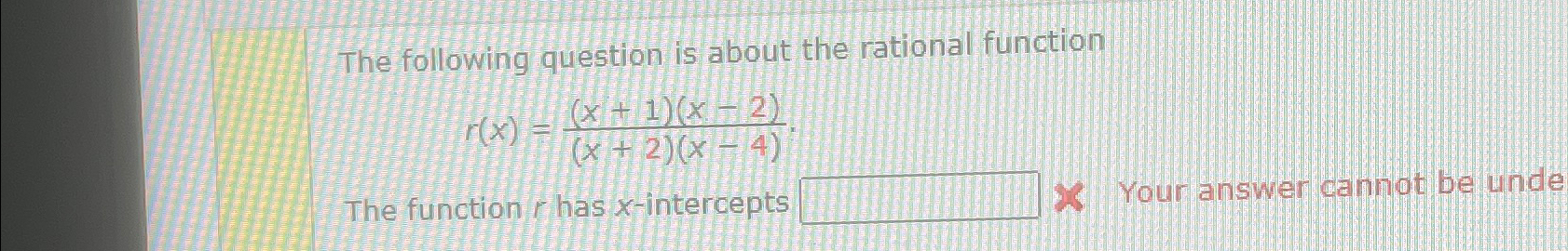 Solved The following question is about the rational | Chegg.com