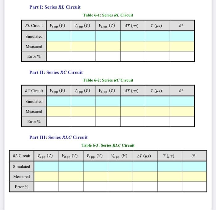 Solved Simulate the series RL circuit shown in Figure 6-10 | Chegg.com