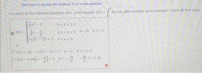 Solved the first part of the fundamental theorem of Calculus | Chegg.com