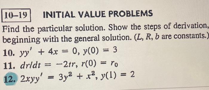 Solved Find the particular solution. Show the steps of | Chegg.com