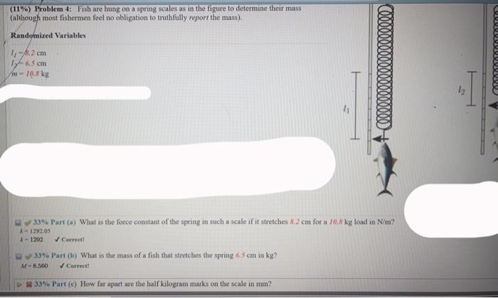 Solved how far apart are the half kilogram marks on the | Chegg.com