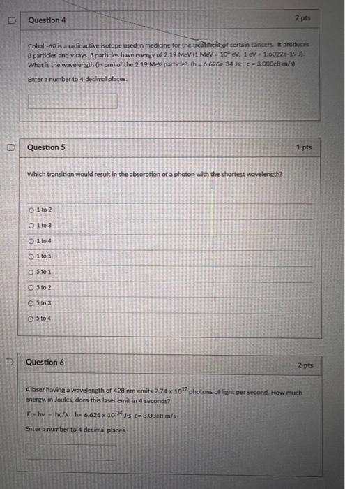 Solved Cobalt-60 is a radioactive isotope used in medicine | Chegg.com