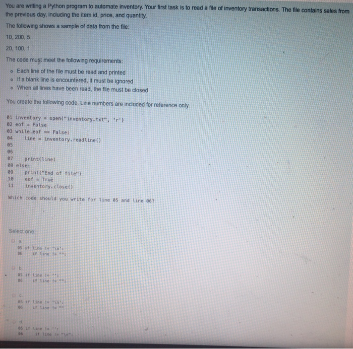 Solved You are writing a Python program to automate | Chegg.com