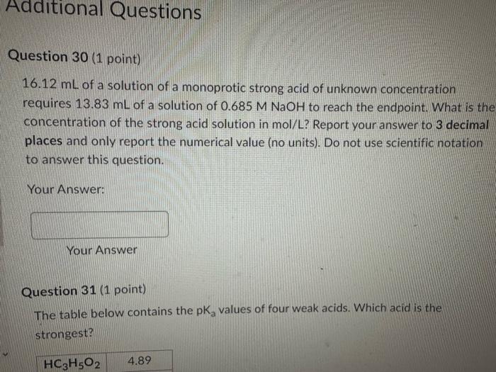 Solved A student prepared a 1:1 buffer, for which | Chegg.com