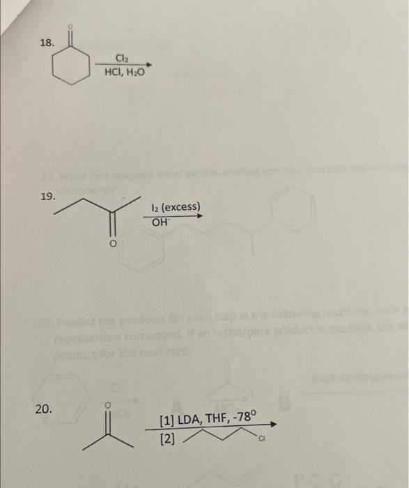 Solved 18. 19. 20. | Chegg.com