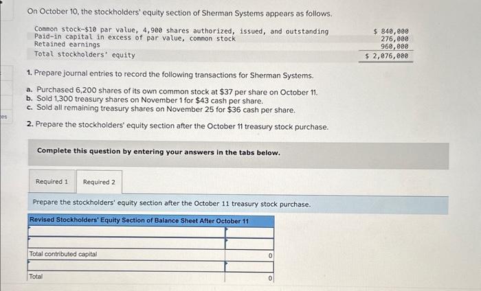 Solved 1. Prepare journal entries to record the following | Chegg.com