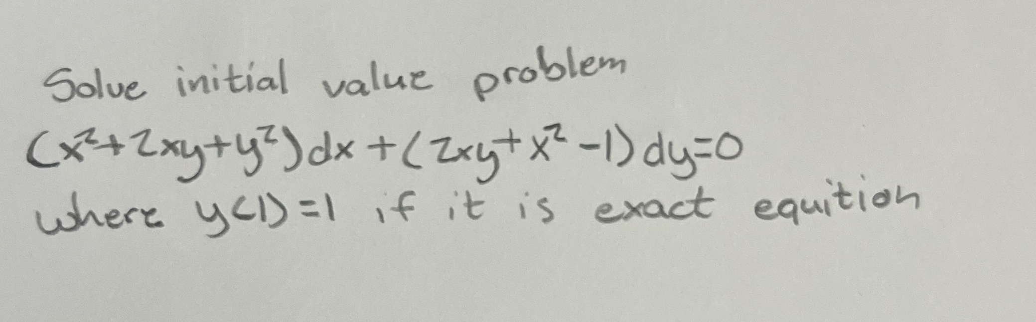 Solved Solve initial value | Chegg.com